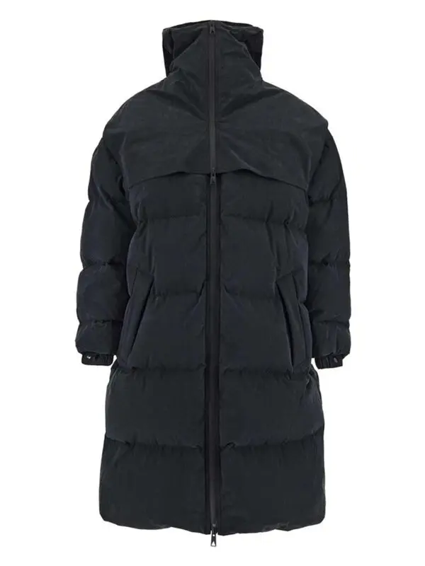 Bottega Veneta Long Fronted Popeline Puffer Jacket