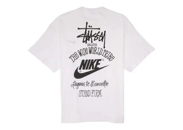 Nike X Stussy The Wide World Tribe T-shirt - White