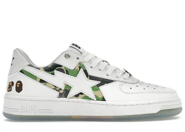 BAPE Sta 2 Bored Ape Yacht Club Camoin - White/green