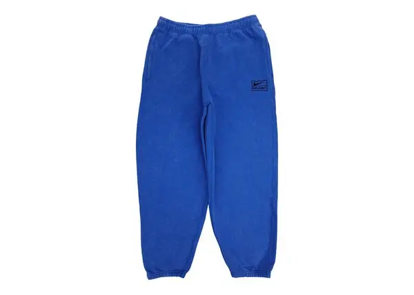 Nike X Stussy Acid Wash Sweatpants - Blue