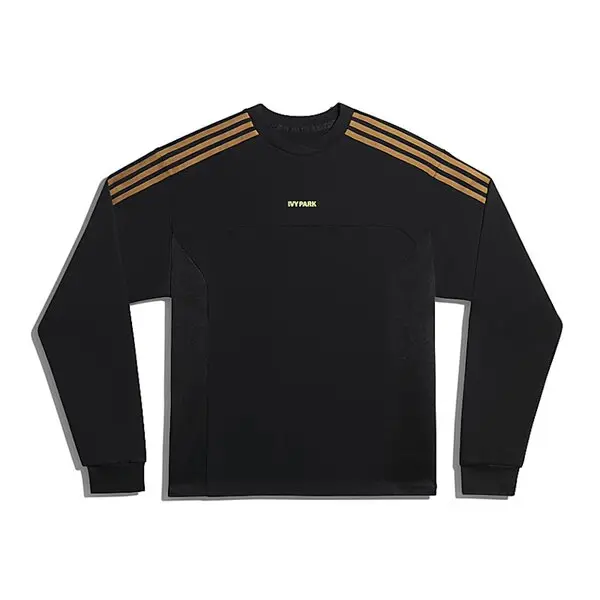 Adidas Ivy Park Long-sleeve Crewneck Sweatshirt - Black