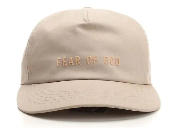 Fear Of God Logo Baseball Cap - Beige