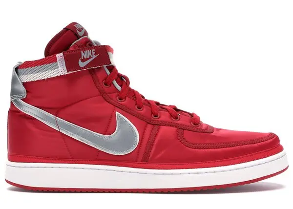 Nike Vandal High Supreme Sneakers - University Red/metallic Silver/white
