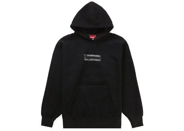 Supreme Inside Out Box Logo Hooded Sweatshirt - Black