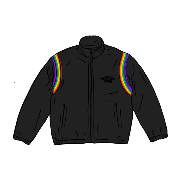 Supreme X Hysteric Glamour Velour Track Jacket In Black