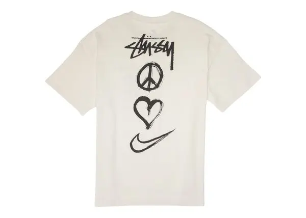 Nike X Stussy Peace, Love, Swoosh T-shirt - White