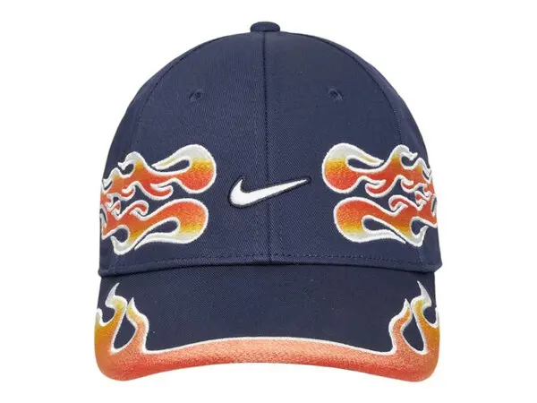 Nike Supreme Hysteric Glamour Text Bucket Hat - Midnight Navy Blue