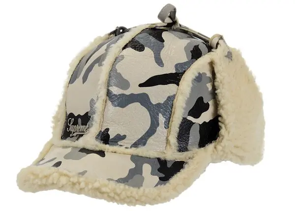Nike Supreme Hysteric Glamour Text Bucket Hat - Snow Camo