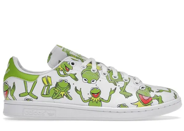 Adidas Stan Smith Kermit The Frog Sneakers - Cloud White/pantone