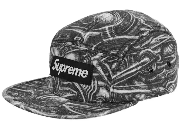 Supreme H.r. Giger Camp Cap - Black