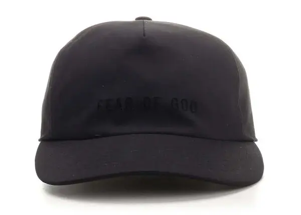 Fear Of God Logo Baseball Cap - Black