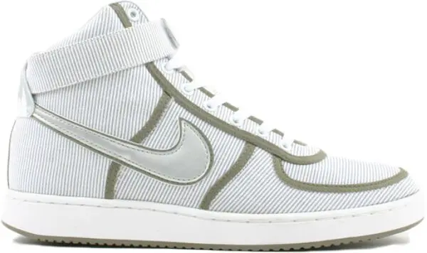 Nike Vandal High-top Sneakers - White/metallic Silver/classic Green
