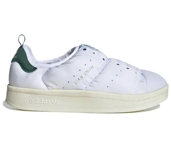 Adidas Puffylette Stan Smith - Cloud White/collegiate Green/old Gold