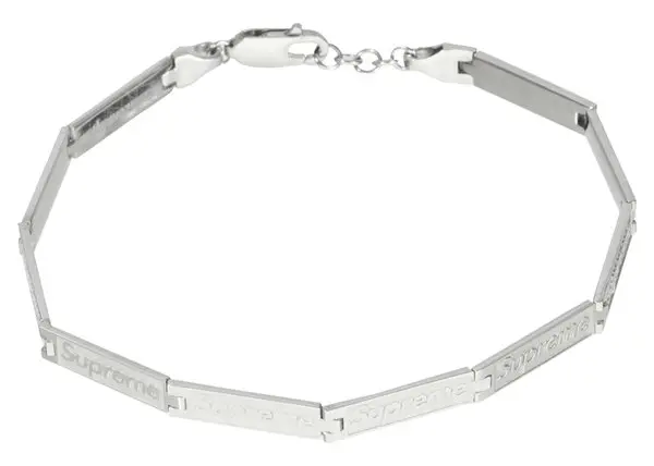 Acne Studios Jacob & Co Logo Link Bracelet - Sterling Silver