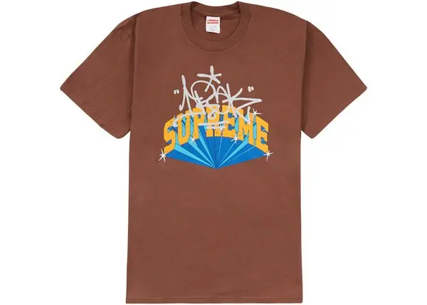 Supreme Irak Arc Tee Shirt - Brown