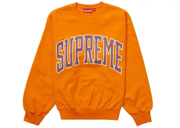 Supreme Inside Out Crewneck Sweatshirt - Orange