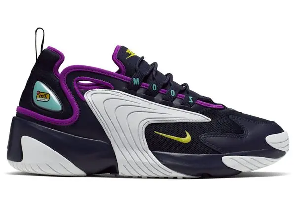 Nike Zoom 2k Sneakers - Blackened Blue/white/aurora