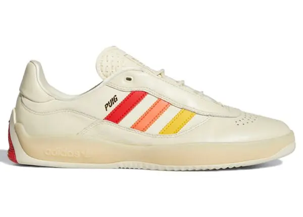 Adidas Puig Cream Gradient Sneakers - Cream White/vivid Red