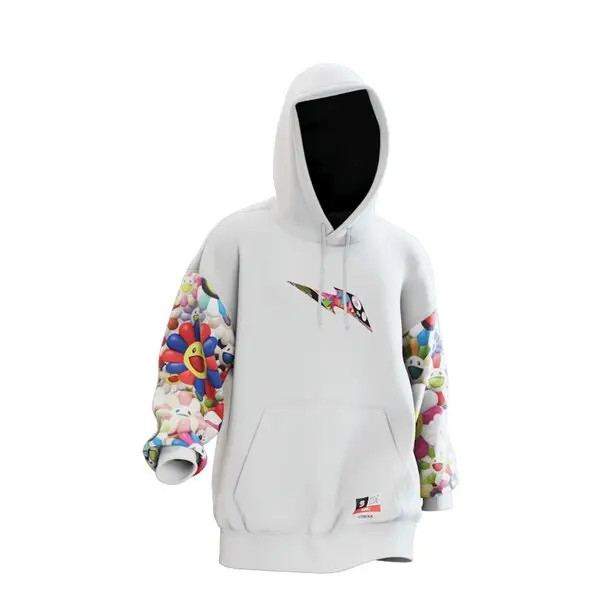 RTFKT Clonex Murakami Drip Hoodie - White