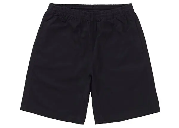 Supreme Jacquard Logo Twill Short - Black