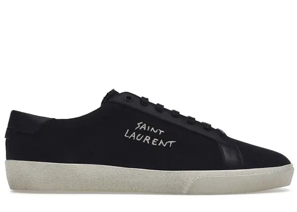 Saint Laurent Court Classic Sl/06 Low Sneakers - Black