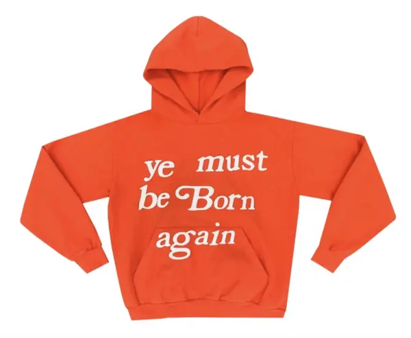 CACTUS PLANT FLEA MARKET Born Again Hooded Sweatshirt - Orange