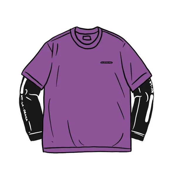 Supreme Inc. Paneled Long Sleeve Top