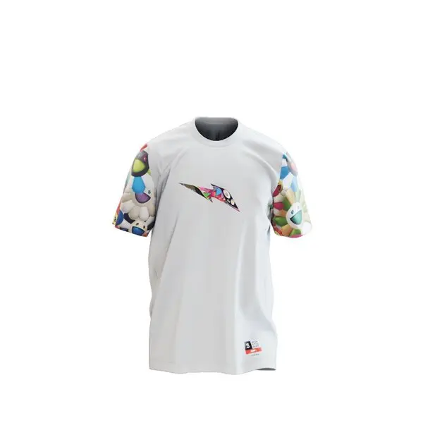 RTFKT Clonex Murakami Drip Tshirtin - White