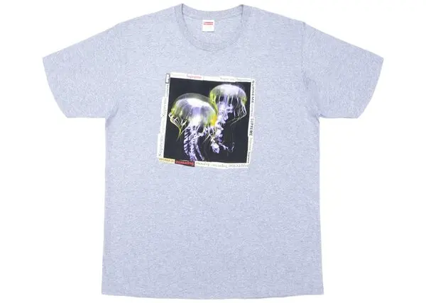 Supreme Jellyfish Tee - Heather Grey