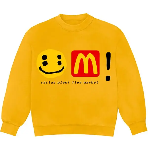 CACTUS PLANT FLEA MARKET X Mcdonald's Cpfm Icons! Crewneck Sweatshirt - Golden Arches