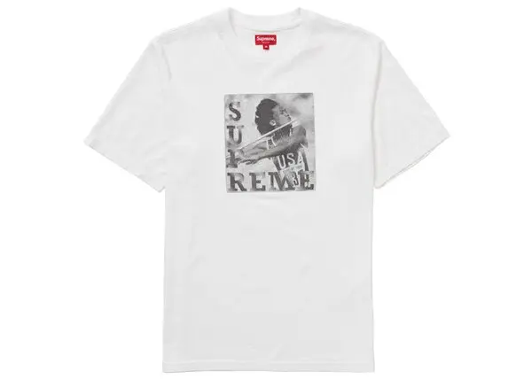 Supreme Javelin Label Short Sleeve Top - White