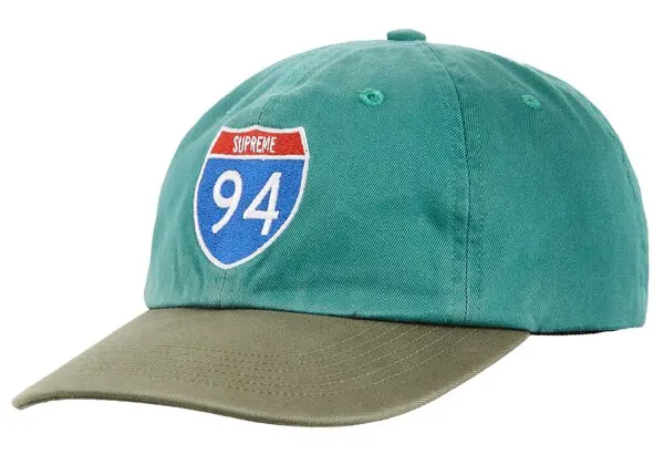 Supreme Interstate 6-panel Cap - Green
