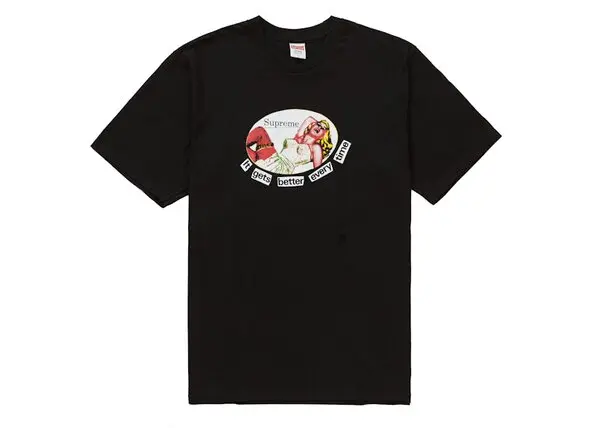 Supreme It Gets Better Every Time Tee Shirt - Black