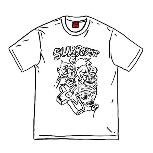 Supreme Daniel Johnston Tee Shirt - White