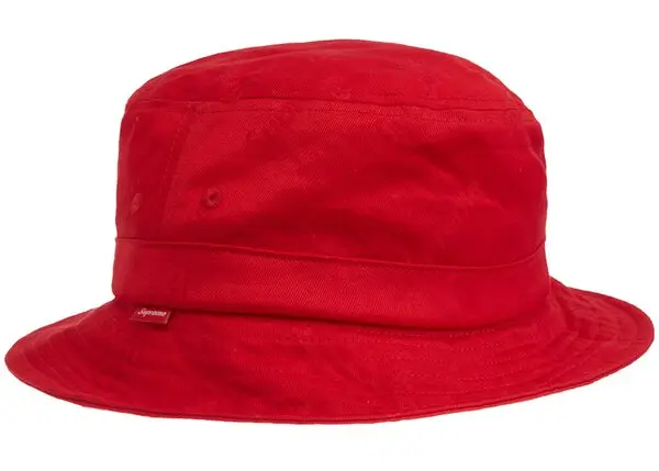Supreme Jacquard Logos Twill Crusher Hat - Red