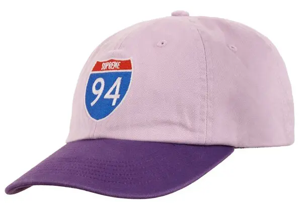 Supreme Interstate 6-panel Cap - Purple
