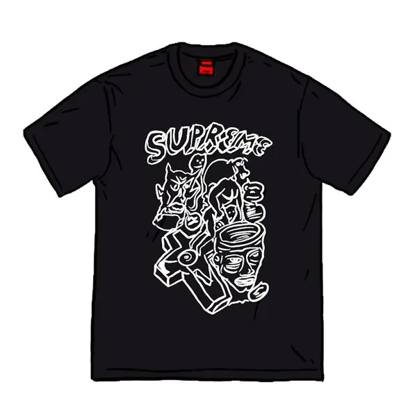 Supreme Daniel Johnston Tee Shirt - Black