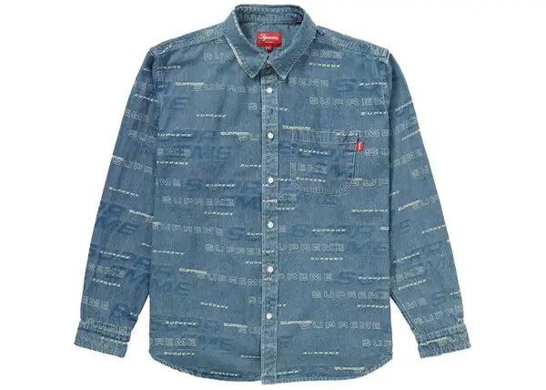Supreme Dimensions Logo Denim Shirt