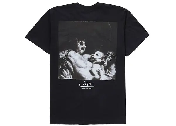 Supreme Joelpeter Witkin Mother And Child Tee Shirt - Black