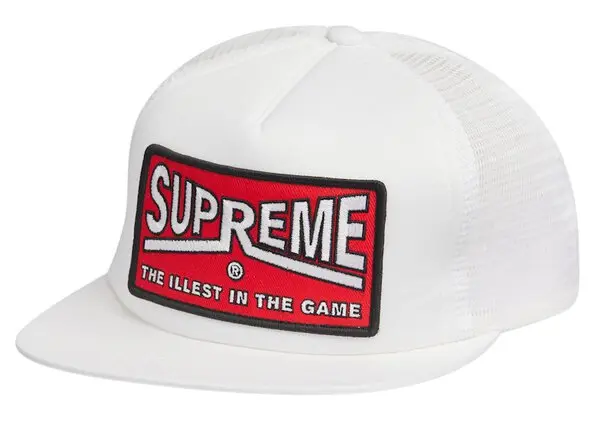 Supreme Illest Mesh Back 5-panel Cap - White