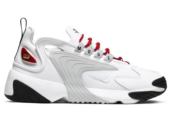 Nike Zoom 2k Sneakers - White/pure Platinum/gym Red