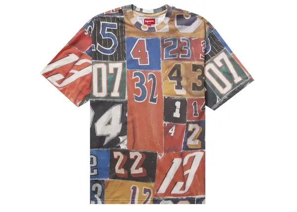 Supreme Jersey Collage Short Sleeve Top - Multicolor