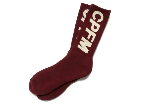 CACTUS PLANT FLEA MARKET Tube Socks - Burgundy