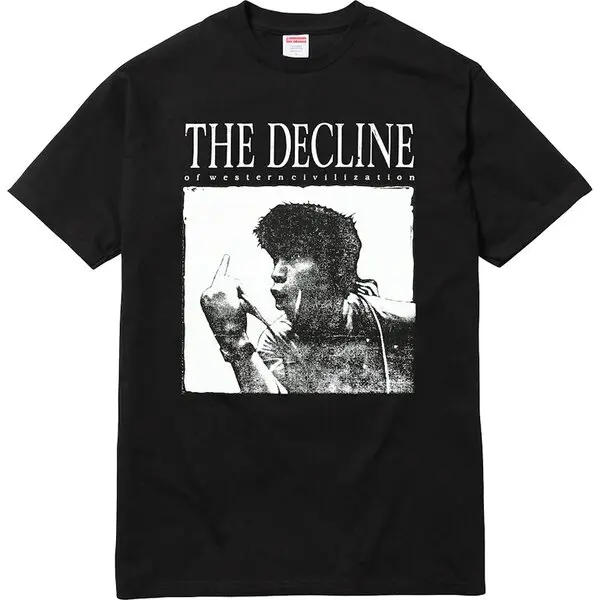 Supreme Decline Of Western Civilization Tee Shirt - Black