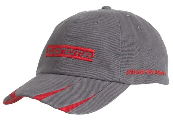 Supreme Jagged Visor 6-panel - Grey