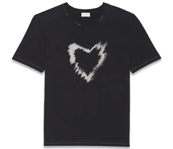Saint Laurent Heart T-shirt