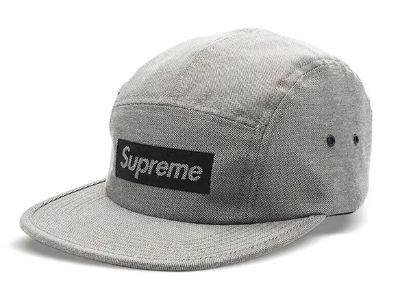 Supreme Jacquard Box Logo Camp Cap - Black