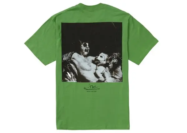 Supreme Joelpeter Witkin Mother And Child Tee Shirt - Green