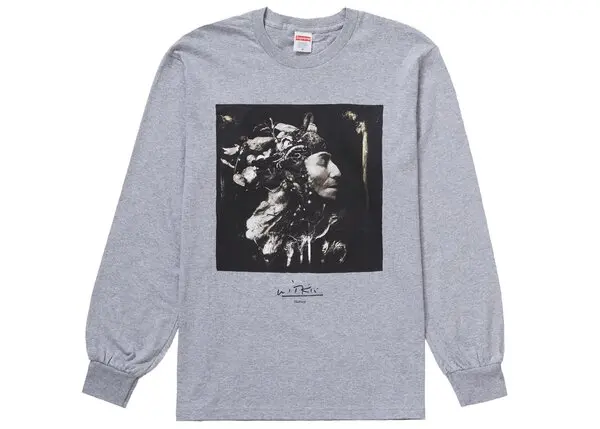 Supreme Joelpeter Witkin Harvest Long Sleeve Tee Shirt - Heather Grey