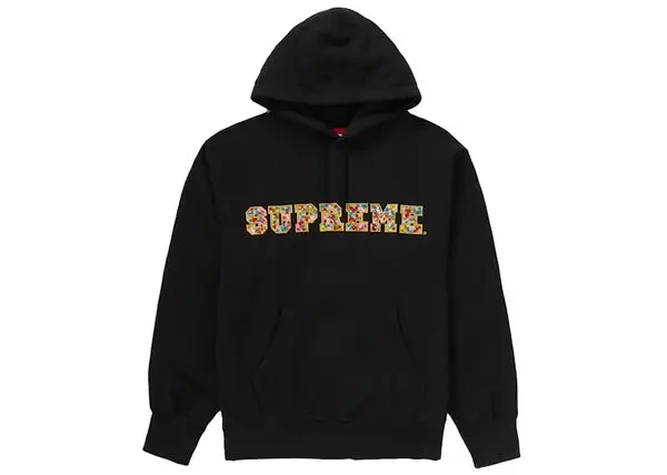 Supreme Jewels Hooded Sweatshirt - Black